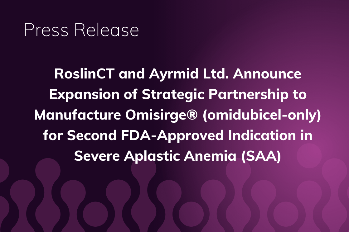 RoslinCT and Ayrmid Ltd. Announce Expansion of Strategic Partnership to ...